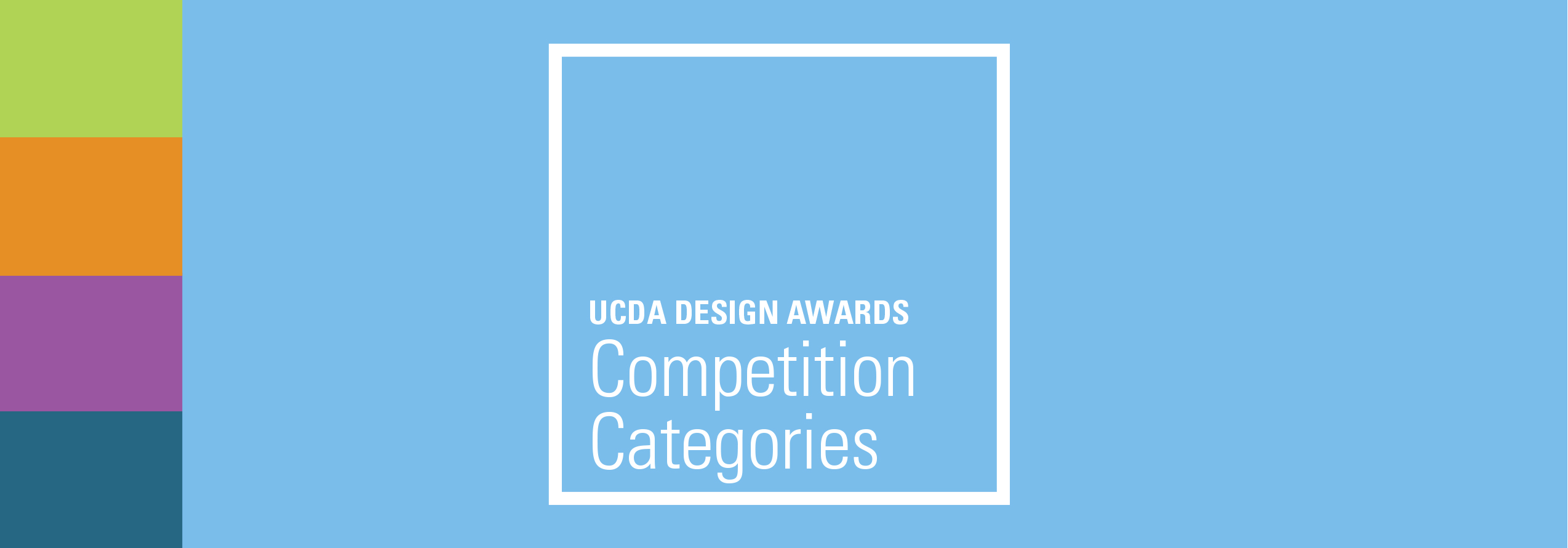 UCDA Design Awards—Competition Categories